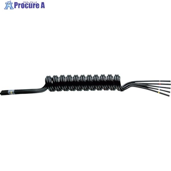 ●色：黒●全長(mm)：520●使用範囲(m)：2●コイル径(mm)：50●コイル長(mm)：260●芯数：1●最高使用圧力(MPa)：0.6●使用温度範囲(℃)：-20〜60（空気）、0〜50（水）●使用流体：空気、水●外径(mm)：10...