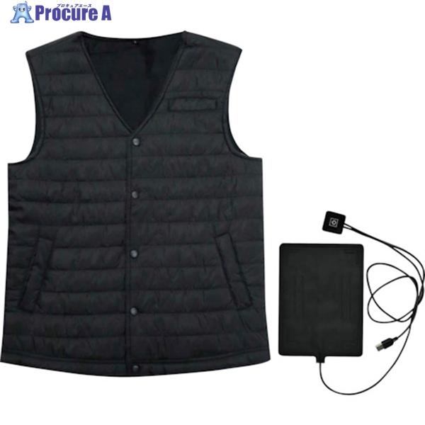 ●色：ブラック●サイズ：LL●着丈(cm)：66●胸囲(cm)：54●肩幅(cm)：45●電圧(V)：5●容量(Ah)：2