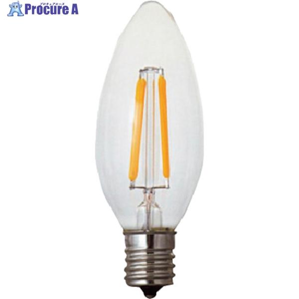 ●明るさ(lm)：440●光源色：電球色●外径(mm)：35●全長(mm)：93●消費電力(W)：4●口金：E17●定格寿命(時間)：20000●電源(V)：100●配光角度(°)：290●相当電球(W形)：40●色温度(K)：2700●本...