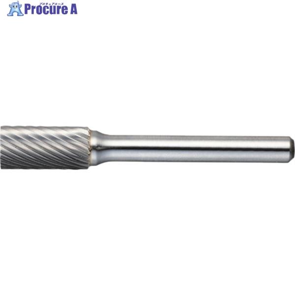 ●形状：円筒型(シングルカット)●刃径(mm)：9.5●刃長(mm)：19●軸径(mm)：6●軸長(mm)：45●最高使用回転数(rpm)：20000●オール超硬/ロー付：ロー付