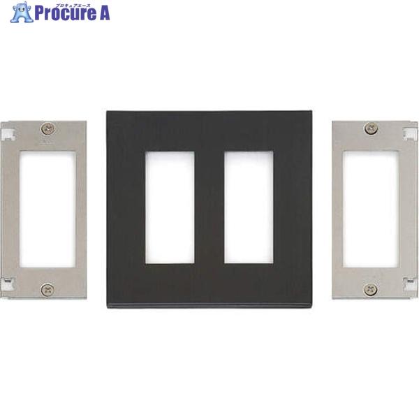 ●縦(mm)：120●横(mm)：120●適合コンセント：パナソニック社：フルカラーシリーズ／神保電器社：NK SERIE、ニューマイルドビーシリーズなど●取付ピッチ(mm)：101●仕上げ：ヘアライン仕上げ・ブラック