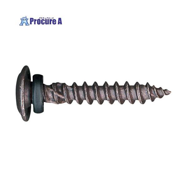 【送料都度見積】●寸法(mm)d：4.3●全長(mm)：27●よび径(mm)：4.3●ネジ部(mm)：23●頭径(mm)：10.0●色目：茶●頭部形状：ヒラシンワッシャー