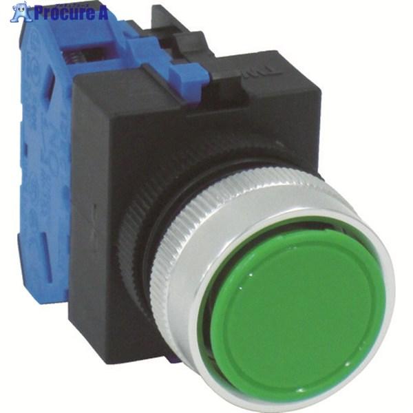 ●動作：モーメンタリー●接点構成：1a●ボタン色：緑●パネルカットサイズ(mm)：22