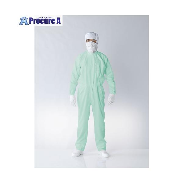 【送料都度見積】●色：グリーン●サイズ：3L●着丈(cm)：165●適合胸囲(cm)：116●ウエスト(cm)：81〜104●股下(cm)：71●ISO Class：5●クリーンパック有無：無し●タイプ：ISO Class5(Fed/STD...