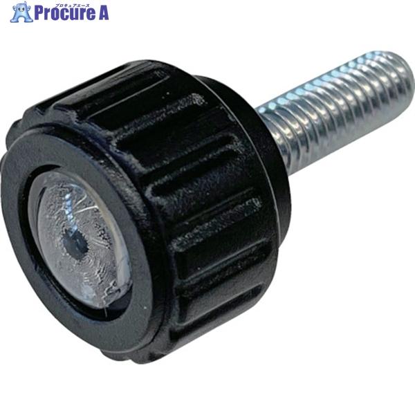 ●許容荷重(kgf)：102●ねじ寸法：M8●ねじ長さ(mm)：25●全高(mm)：43●台座径(mm)：32●色：黒