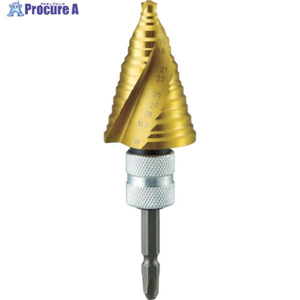 ●段幅(mm)：2.5(3)●段数(段)：11●シャンク径(mm)：6.35●穴あけ寸法(φ)：(6)、13、15、16、21、22、25、27、28、30.5、(34)●表面処理：チタンコーティング●シャンク(mm)：6.35六角軸(ドラ...