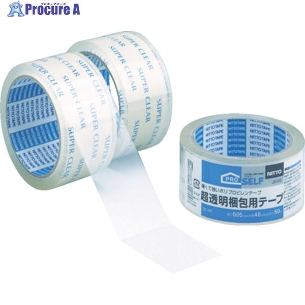 ●色：クリア●幅(mm)：48●長さ(m)：50●厚さ(mm)：0.05●テープカット条件：カッターが必要●粘着力(N/10mm)：4●引張強度(N/10mm)：27.4●粘着力(N/25mm)：7.2