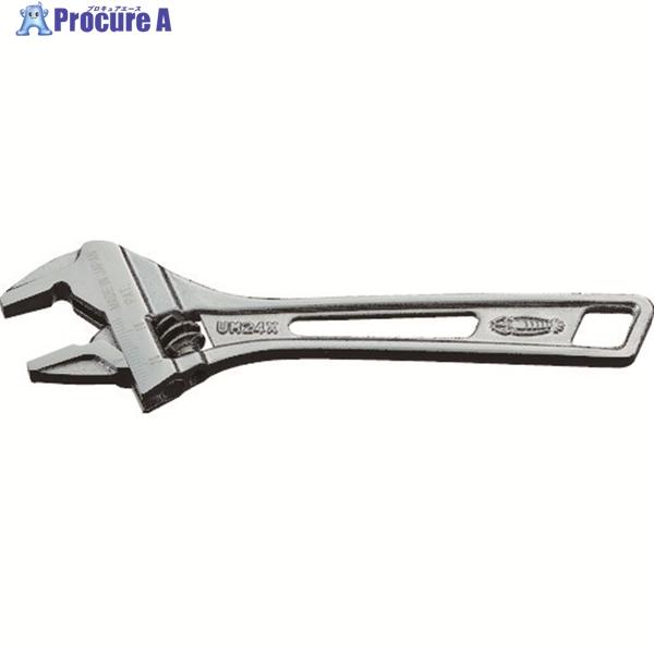 ●全長(mm)：150●最大口開き(mm)：24●色：シルバー●口開き(mm)：6〜24●先端厚さ(mm)：5●グリップ有無：無●ボルト・ナット最大寸法：M16