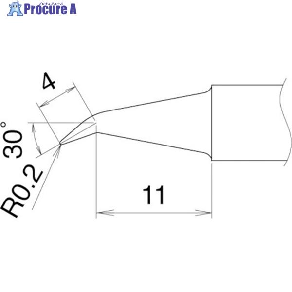 ●適合機種：FM-2030●コテ先名称：0.2J型