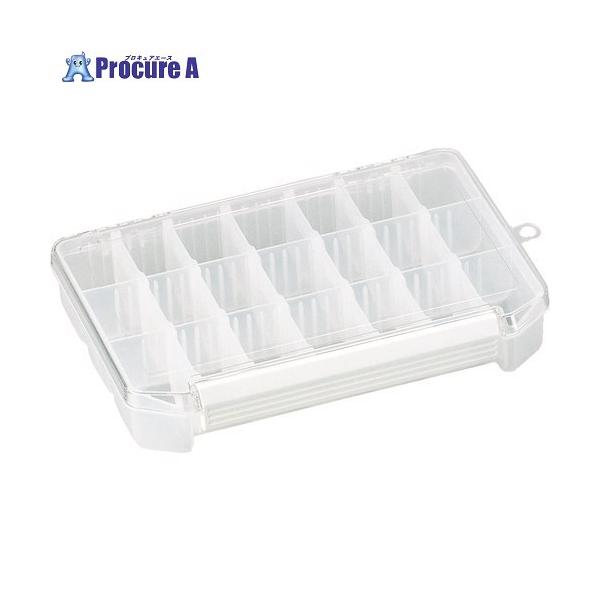 ●色：クリア●外形寸法(mm)間口：205●外形寸法(mm)奥行：145●外形寸法(mm)高さ：40●有効内寸(mm)間口：196●有効内寸(mm)奥行：131●有効内寸(mm)高さ：35●仕切板(枚)：18●タイプ：固定・可動仕切●最大コ...