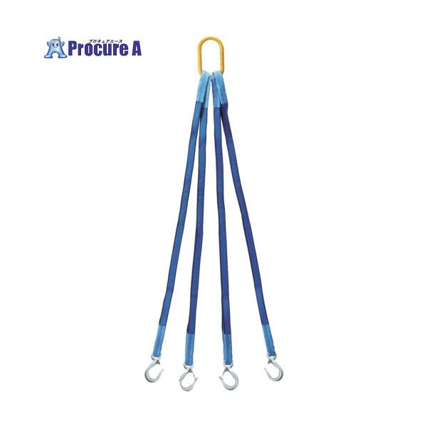 【送料都度見積】●基本使用荷重(t)：2.2●全長(m)：2●ベルト寸法(mm)幅×厚さ：25×8●等級(級)：3等●リーチ(m)：2●フック色：シルバー●色：ブルー●使用温度(℃)：80以下●最大使用荷重(t)：2200