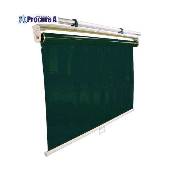 【送料都度見積】 ※車上渡し ●シート幅×長さ(mm)：1940×2000●シート厚さ(mm)：約0.35●日本防炎協会試験番号：A1220031●色：グリーン●タイプ：ロールスクリーン型●器具幅(mm)：2000