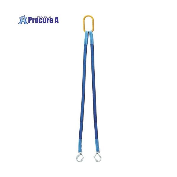 【送料都度見積】●基本使用荷重(t)：1.5●全長(m)：1.5●ベルト寸法(mm)幅×厚さ：25×8●等級(級)：3等●リーチ(m)：1.5●フック色：シルバー●色：ブルー●使用温度(℃)：80以下●最大使用荷重(t)：1500