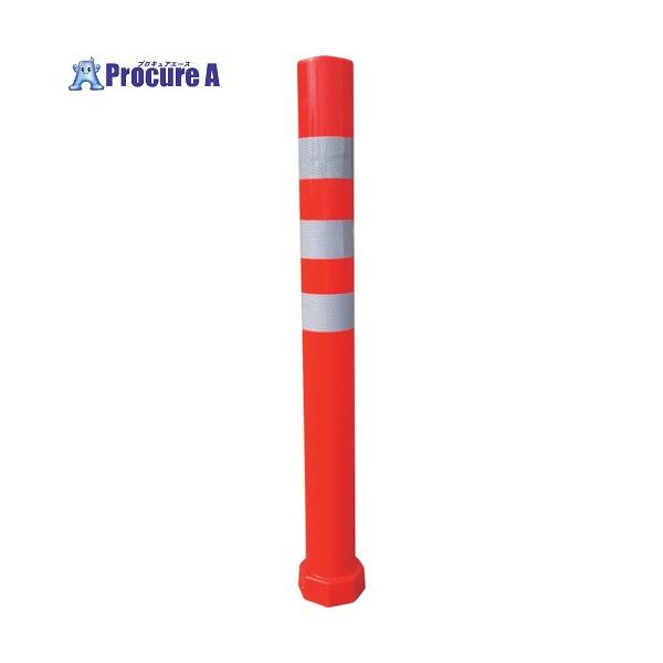 ●色：オレンジ●幅(mm)：100●高さ(mm)：800●タイプ：アスファルトアンカーセット●付属品：専用アンカー（アスファルト面埋め込み・めねじタイプ）