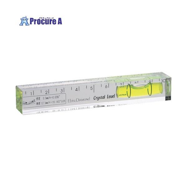 ●長さ(mm)：100●高さ(mm)：15●厚さ(mm)：15●マグネット：なし●色：透明●気泡管色：グリーン●精度：±2.50mm/m=±0.1432°以内●感度：0.50mm/m=0.0286°