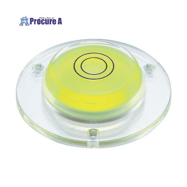 ●高さ(mm)：11●マグネット：なし●色：透明●気泡管色：グリーン●精度：±2.50mm/m=±0.1432°以内●感度：0.50mm/m=0.0286°●直径(mm)：45