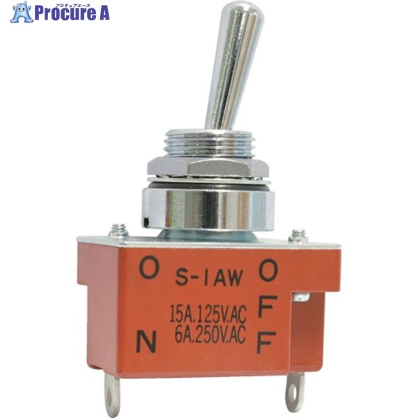 ●回路数：単極単投(2P)●機能動作：ONーOFF●ブッシングサイズ：M12●取付穴寸法(mm)：φ12.5●接触抵抗：10mΩ以下(DC2〜4V 100mAにて)●絶縁抵抗：DC500V、1000MΩ以上●定格：AC125V-15A、AC...