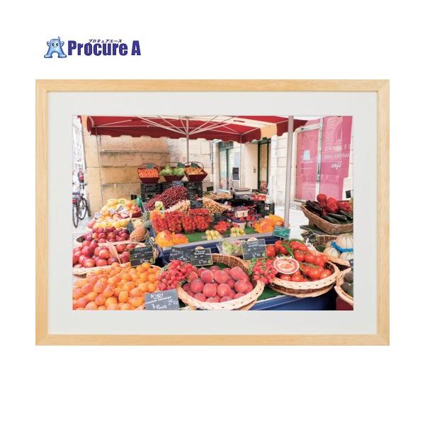 ●枠色：ナチュラル●フレーム外径寸法(mm)：500×377●収納用紙寸法(mm)：A3(297×420)●スタンド：なし●マット台紙色：白