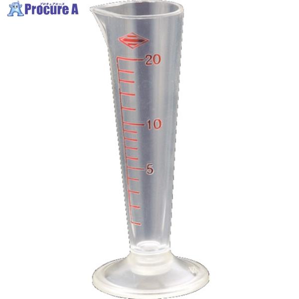 ●容量(ml)：20●目盛間隔(ml)：10mlまで1、10ml以降2●口内径(mm)：27●底寸法×高さ(mm)：46×111