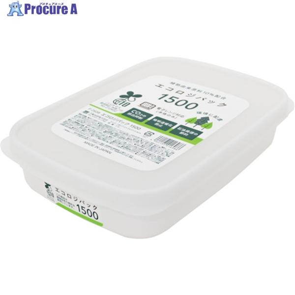 ●容量(L)：1.5●外形寸法(mm)幅：172●外形寸法(mm)奥行：249●外形寸法(mm)高さ：54●色：ホワイト●サイズ(呼称)：エコロジパック1500●カートンサイズW(cm)：76.5●カートンサイズD(cm)：49●カートンサ...