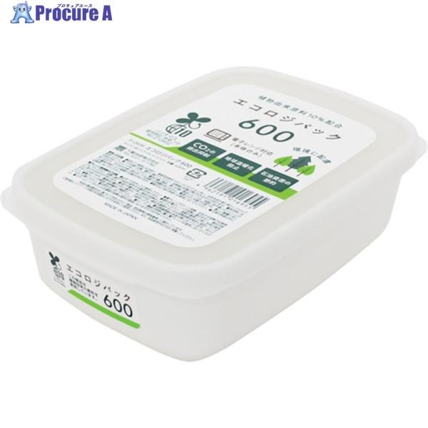 ●容量(L)：0.6●外形寸法(mm)幅：113●外形寸法(mm)奥行：163●外形寸法(mm)高さ：51●色：ホワイト●サイズ(呼称)：エコロジパック600●カートンサイズW(cm)：67●カートンサイズD(cm)：35●カートンサイズH...