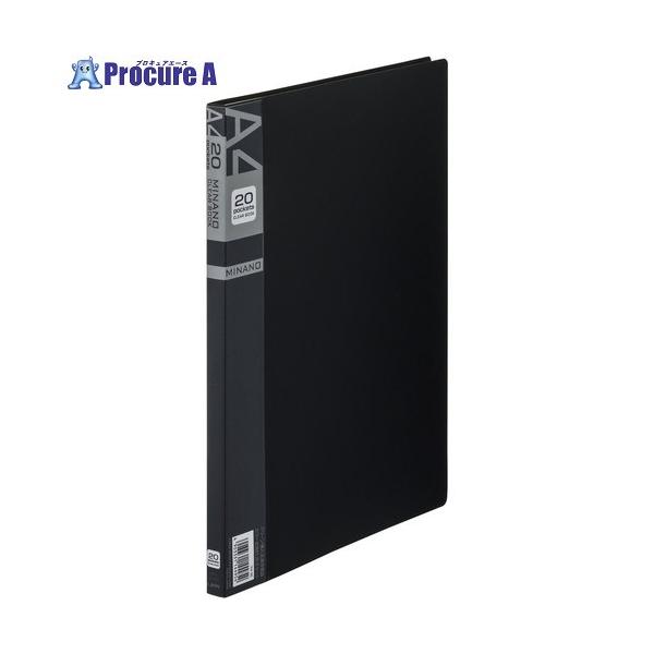 【送料都度見積】●用紙サイズ：A4判S型●ポケット数(個)：20●色：ブラック●表紙：再生PPシート・0.6mm厚