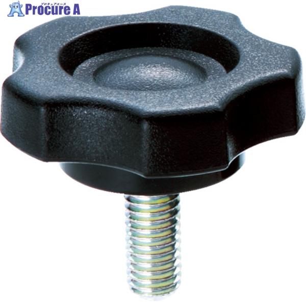 ●外径(mm)：42●ノブ高さ(mm)：16●ねじ寸法：M8×1.25●ねじ長さ(mm)：10●色：黒●耐熱温度(℃)：70