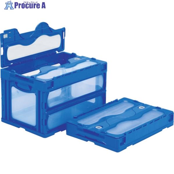 ●容量(L)：50.2●色：ブルー●外形寸法(mm)間口：530●外形寸法(mm)奥行：366●外形寸法(mm)高さ：334●有効内寸(mm)間口：493●有効内寸(mm)奥行：335●有効内寸(mm)高さ：304●折りたたみ高さ(mm)：...