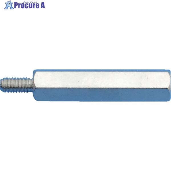 ●全長(mm)：10●対辺(mm)：5.5●ねじ径：M3●ねじ長さ(mm)：オス6、メス7●タイプ：オス-メス