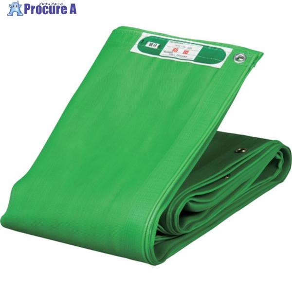 ●色：グリーン●幅(m)：1.8●長さ(m)：5.1●ハトメ数(個)：46●ハトメピッチ(cm)：30●耐久期間：約3年●引張強度：タテ570N/3cm、ヨコ640N/3cm●引裂強度：タテ230N、ヨコ280N●ハトメピッチ(mm)：30...