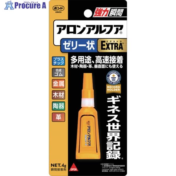 ●色：透明●容量(g)：4●固着時間(23℃)：5秒
