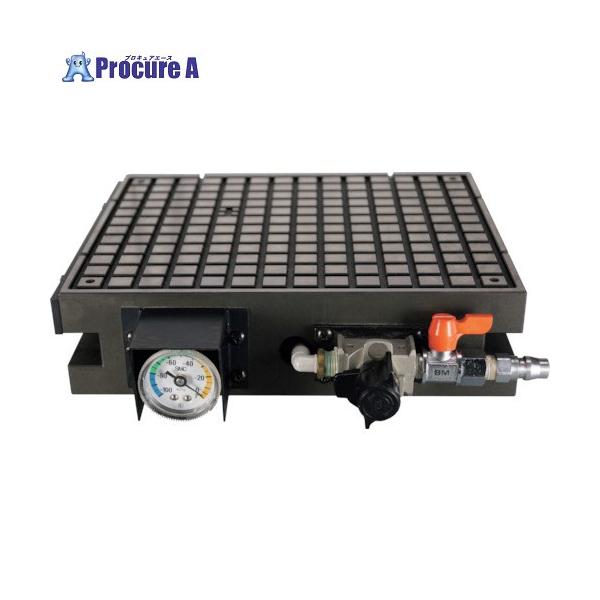 ●吸着面(mm)：200×250●幅(mm)：250●奥行(mm)：200●最大吸着力(kN)：2.04●吸引孔数：1●エア消費量(L/min)：52●最大吸入流量(L/min)：26●平行度：±0.01mm●全高(mm)：65