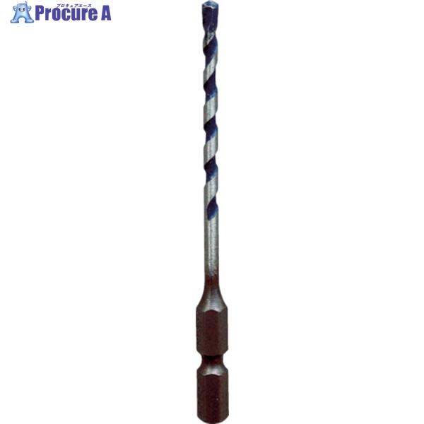 ●刃径(mm)：3.8●有効長(mm)：45●全長(mm)：90●シャンク形状：六角軸(6.35mm)●シャンク径(mm)：6.35●適合機種：コードレスインパクトドライバー、電気ドリル、振動ドリル