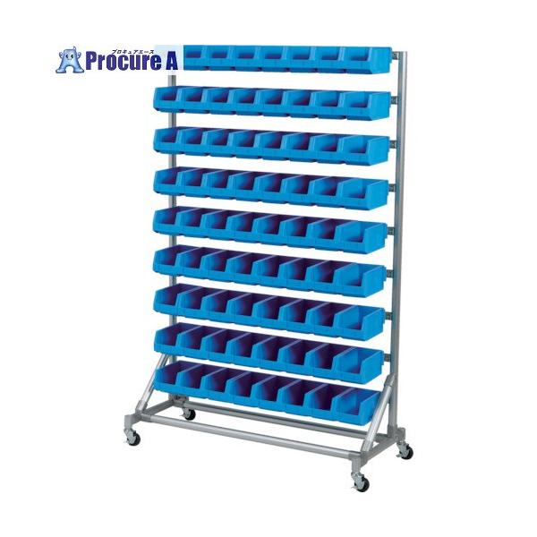 【送料都度見積】●間口(mm)：900●奥行(mm)：400●高さ(mm)：1324●最大積載量(kg/台)：72●コンテナ：72個●棚段数(段)：9●組立目安：1人30分