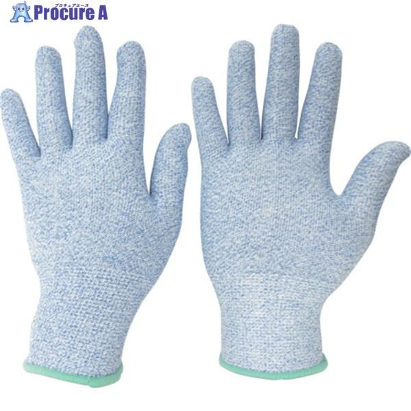 ●色：ブルー●サイズ：L●全長(cm)：20.5●手のひら周り(cm)：17.2●中指長さ(cm)：7.4●厚さ(mm)：1.2●ゲージ数：13●EN388 2016規格：カットレベル3●リストカラー：グレー●すべり止め：無し●耐切創レベル...