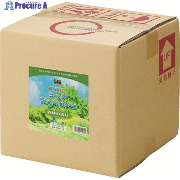 ●容量(ml)：10000●容量(L)：10●タイプ：衣類・布・空間用●品名：除菌・消臭剤シュアフォレッシュ　パックインボックス１０Ｌ