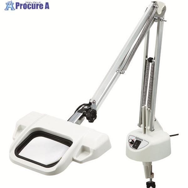 ●倍率(倍)：2●レンズ寸法(mm)：144×108●アーム長さ(mm)：750●クランプ幅(mm)：15〜60●消費電力(W)：9●光源：LED●電源(V)：AC100〜240V(※125〜240VはACプラグ付コードの変更が必要)●電源...