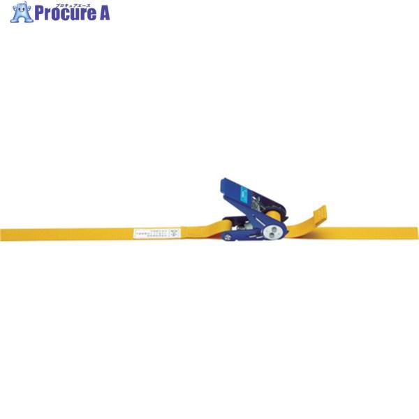 ●最大使用荷重(t)：0.127●ベルト長さ(m)巻取側：3●ベルト長さ(m)固定側：1●ベルト寸法(mm)幅×厚さ：25×1.4●色：青緑●ベルト幅(mm)：25●破断荷重：5kN●端末仕様：シボリ縫製●製品破断強度(kN)：5