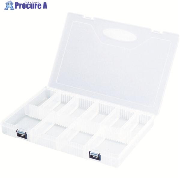 ●色：クリア●外形寸法(mm)間口：300●外形寸法(mm)奥行：206●外形寸法(mm)高さ：39●有効内寸(mm)間口：288●有効内寸(mm)奥行：182●有効内寸(mm)高さ：34●仕切板(枚)：8●タイプ：ディープ