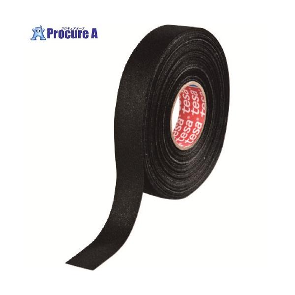 ●色：黒●幅(mm)：19●長さ(m)：25●厚さ(mm)：0.28●テープカット条件：手で切断可能●粘着力(N/10mm)：3●引張強度(N/10mm)：40