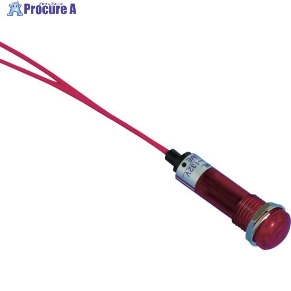 ●レンズ色：赤●発光色：赤●定格電圧(V)：AC/DC200(180〜264)●定格電流(mA)：1.0〜2.5●内蔵LEDランプ：チップLED