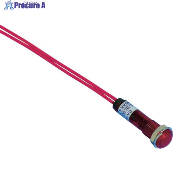 ●レンズ色：赤●発光色：赤●定格電圧(V)：AC/DC200(180〜264)●定格電流(mA)：1.0〜2.5●内蔵LEDランプ：チップLED