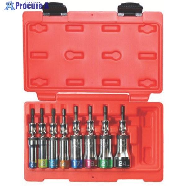 ●対辺寸法(mm)：10、12、13、14、17、19、21、24●軸寸法(mm)：6.35●対辺形状：6角サーフェイス●セット内容(点)：8●タイプ：首振りタイプ●差込角(mm)：6.35●ボルト受部深さ(mm)：40●セット内容：EUS...