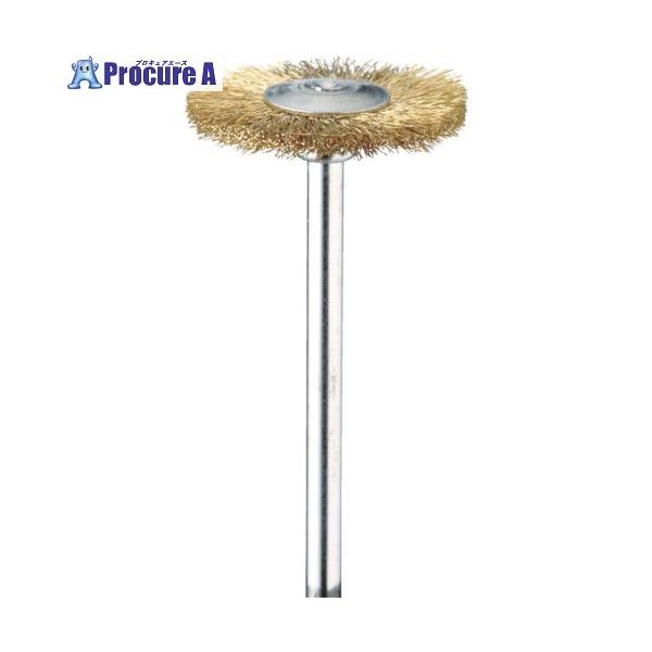 ●線径(mm)：0.08●毛材：真鍮●外径(mm)：16●毛丈(mm)：6●軸長(mm)：44.8●軸径(mm)：3●最高使用回転数(rpm)：16000●形状：ホイール型●全長(mm)：46●幅(mm)：1.2