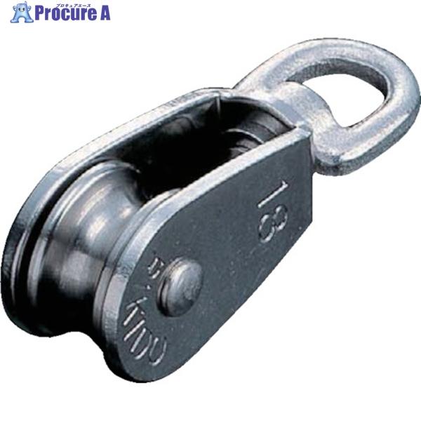 ●車数：1●車径(mm)：18●使用荷重(kg)：15●適合ロープ径(mm)：〜6●車幅：9●A(mm)：19●B(mm)：13●C(mm)：9.5●D(mm)：4●L(mm)：52