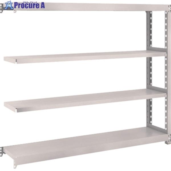 ●間口(mm)：1460●奥行(mm)：309●高さ(mm)：1207●有効間口(mm)：1416●色：ネオグレー●棚段数(段)：4●均等積載量(kg/段)：200●最大積載量(kg/台)：1500●棚板調整ピッチ(mm)：25●タイプ：連...