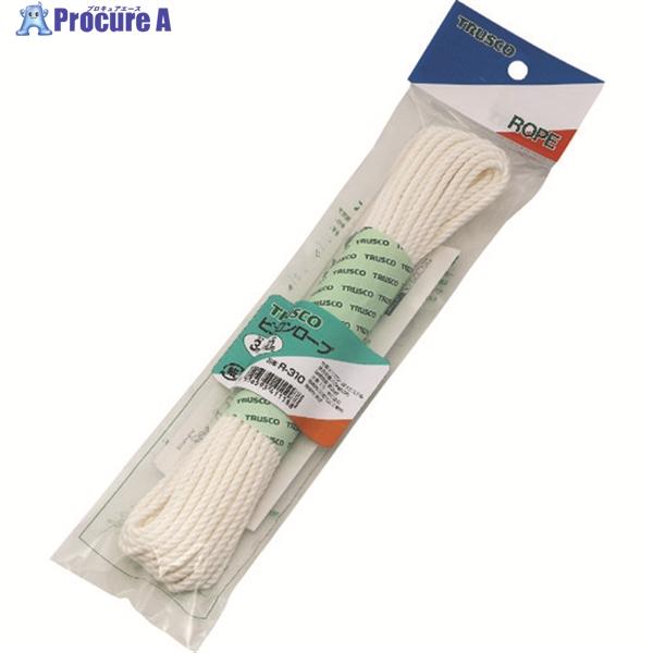 ●色：白●線径(mm)：3●長さ(m)：10●包装形態：袋入●ロープの打ち方：３つ打