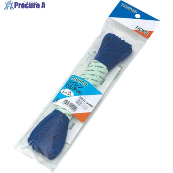 ●色：青●線径(mm)：3●長さ(m)：10●包装形態：袋入●ロープの打ち方：3つ打