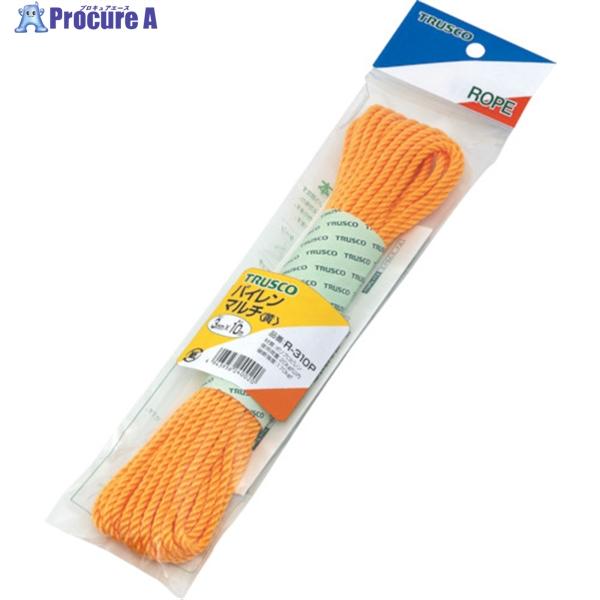 ●色：黄●線径(mm)：3●長さ(m)：10●包装形態：袋入●ロープの打ち方：3つ打