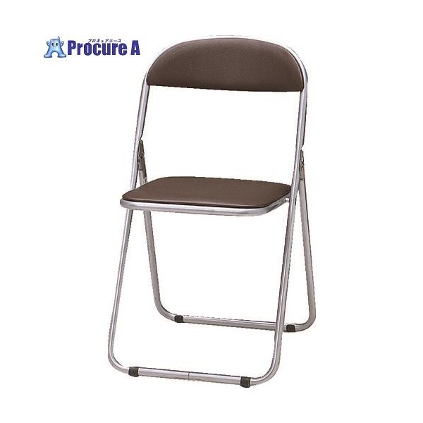 ●座幅(mm)：370●座奥行(mm)：370●張地：ウレタンレザー張り●色：ブラウン●パイプ径(mm)：19.1●座高(mm)：424